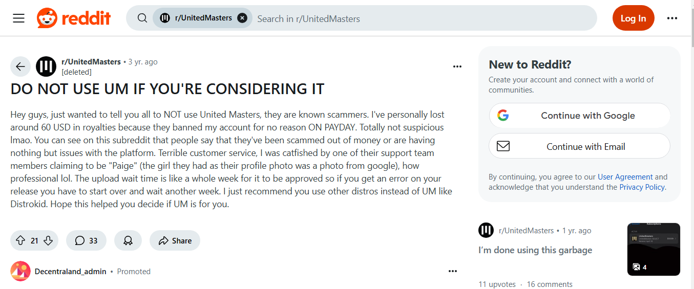 Startup Case Study - UnitedMasters - Eightception